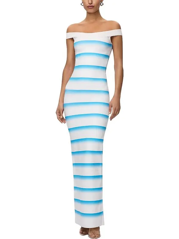 Herve Leger Rina Gown - Sky Ombre