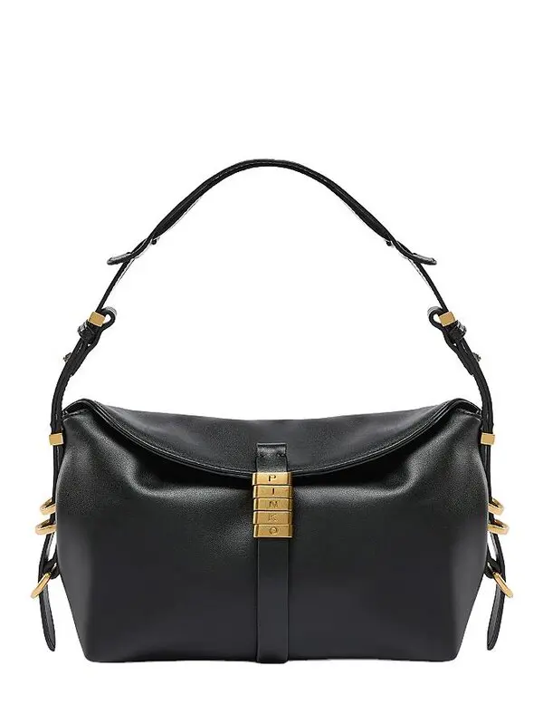 Pinko Saddle Horizontal Mini Leather Shoulder Bag - Zq