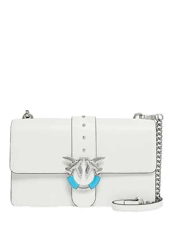 Pinko Love One Classic Leather Crossbody - Ze