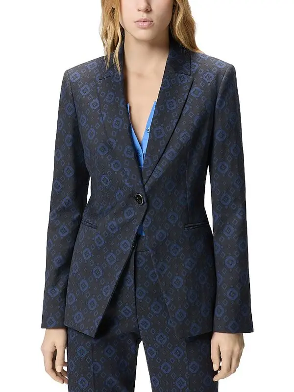 Pinko Gillian Jacquard Blazer - Ze