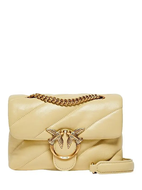 Pinko Love Puff Mini Leather Convertible Crossbody - Cq