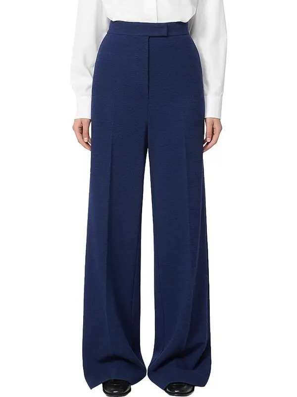 Max Mara Attinia Wool Pants - China Blue