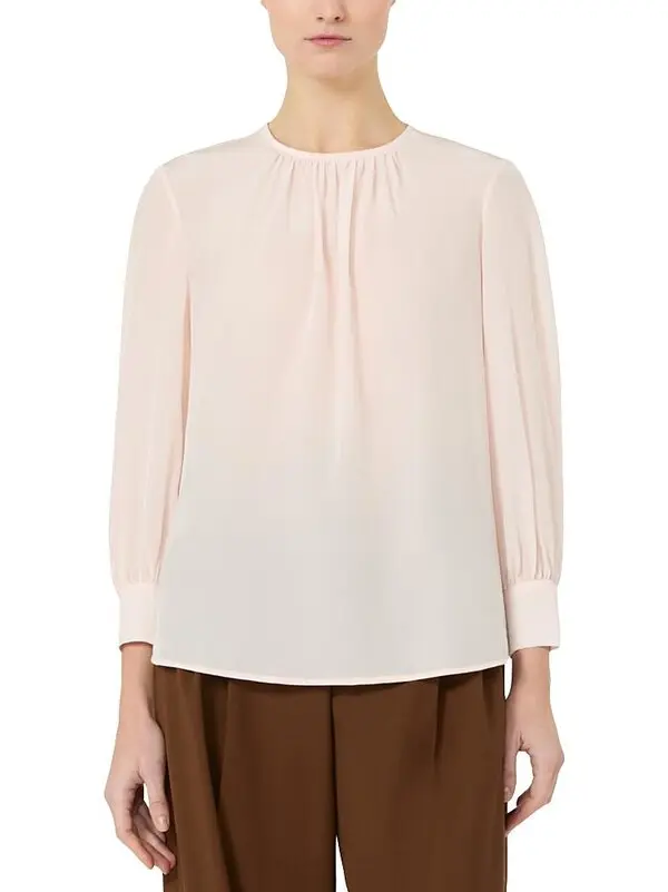 Max Mara Colmo Silk Blouse - Pink