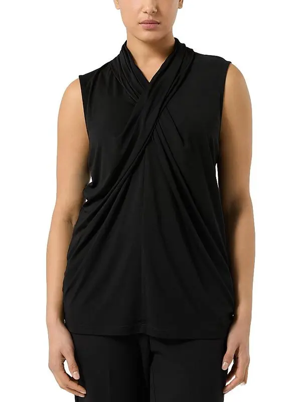 Marina Rinaldi Mrnpanetto Top - Black
