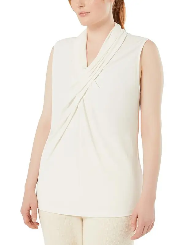 Marina Rinaldi Mrnpanetto Top - Ivory