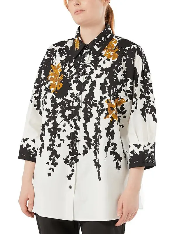 Marina Rinaldi Mrncalao Shirt - White Black