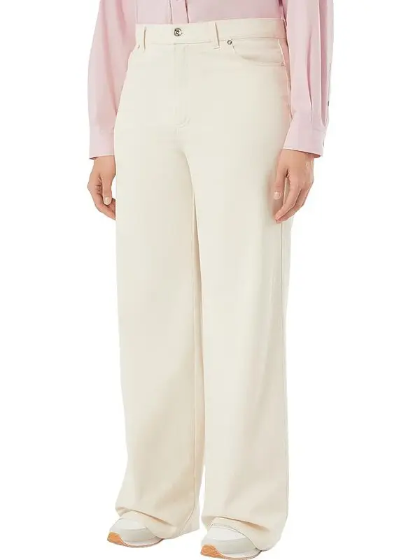 Marina Rinaldi Mrsmaster Wide-leg Jeans - Milk
