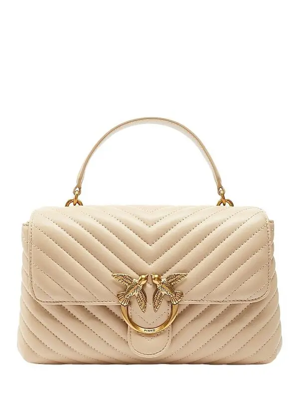 Pinko Love Lady Puff Classic Leather Handbag - Cq