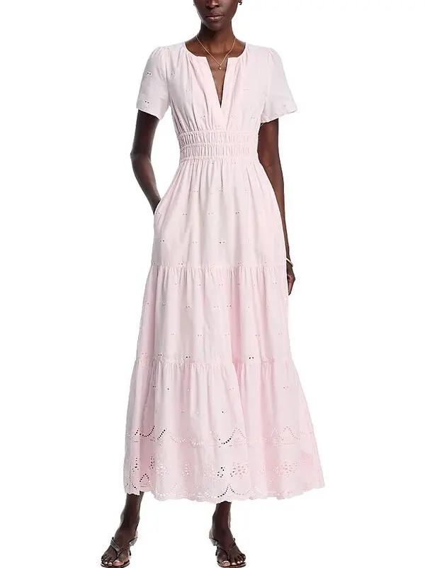 AREA STARS Tiered Maxi Dress - Pink
