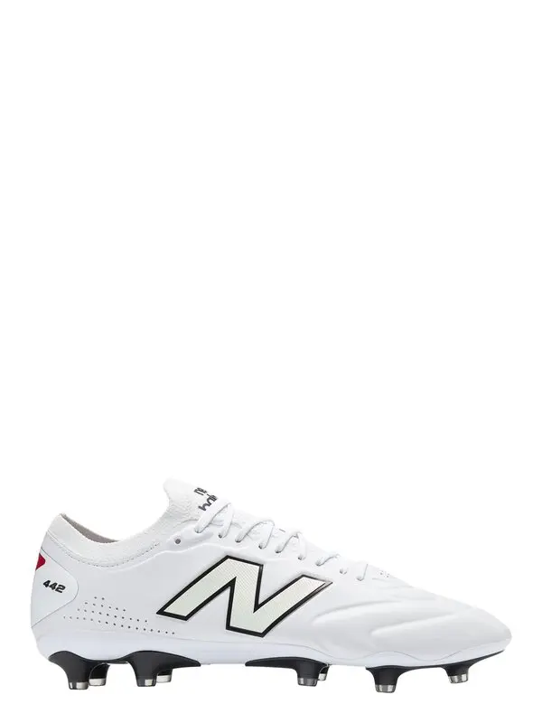 NEW BALANCE 442 Elite Knit Fg V3 - Nb 103 White With Black 100 And Fire Cracker