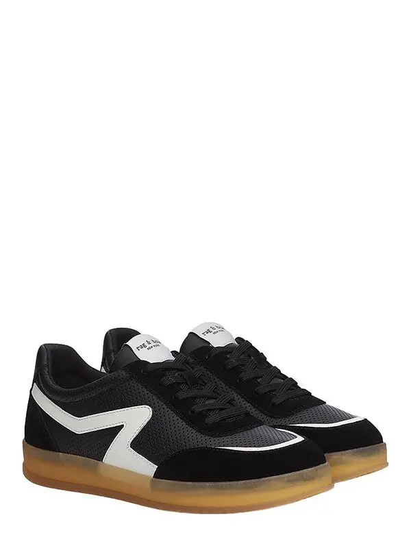 Rag & Bone Retro Court Sneakers - Black Suede