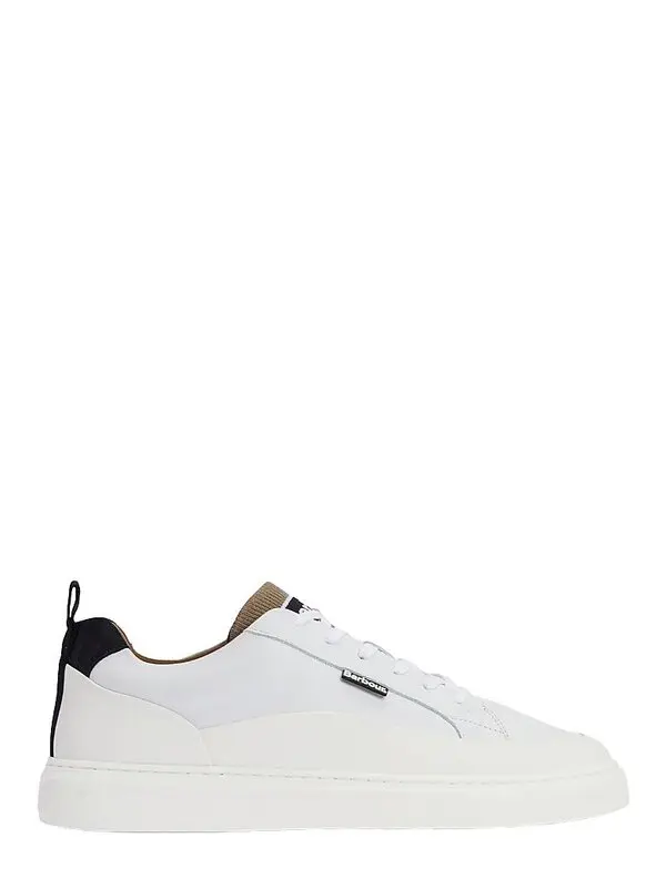 Barbour Stannington Trainers - White/navy