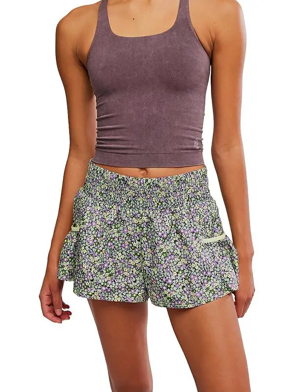 Free People Printed Shorts - Ditsy Circle