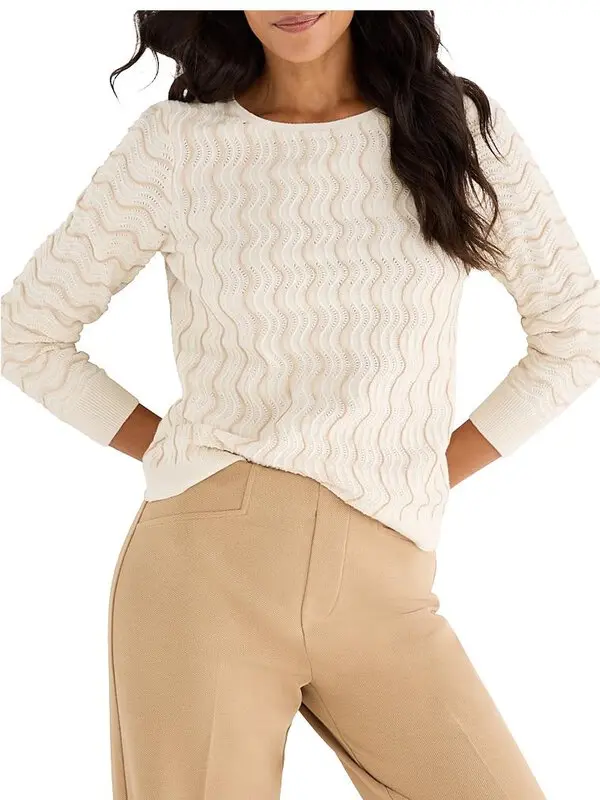 NIC+ZOE Alto Sweater - Neutral Multi