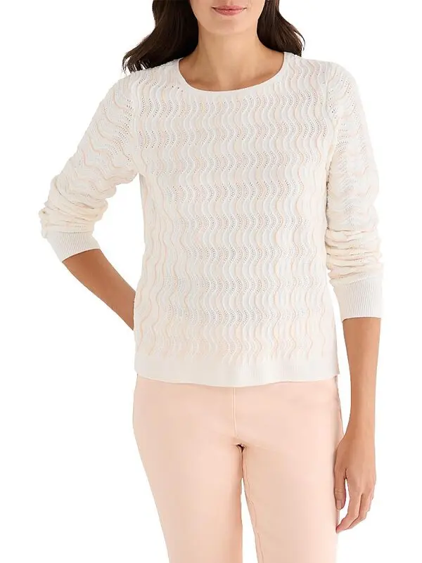 NIC+ZOE Alto Sweater - White Multi