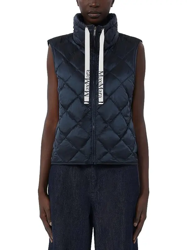 Max Mara Tregic Down Vest - Midnight Blue
