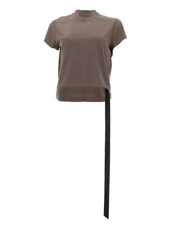 Rick Owens Cropped Small Level T T-shirt - Brown