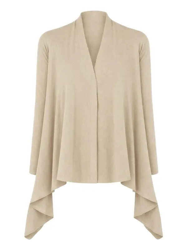 Rick Owens Medium Wrap Cardigan - Beige