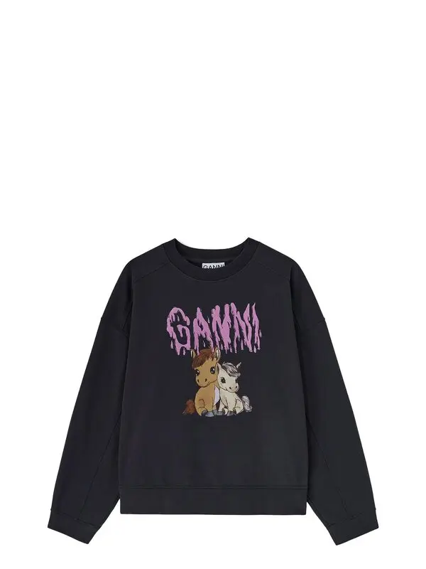 GANNI Sweatshirt - Charcoal