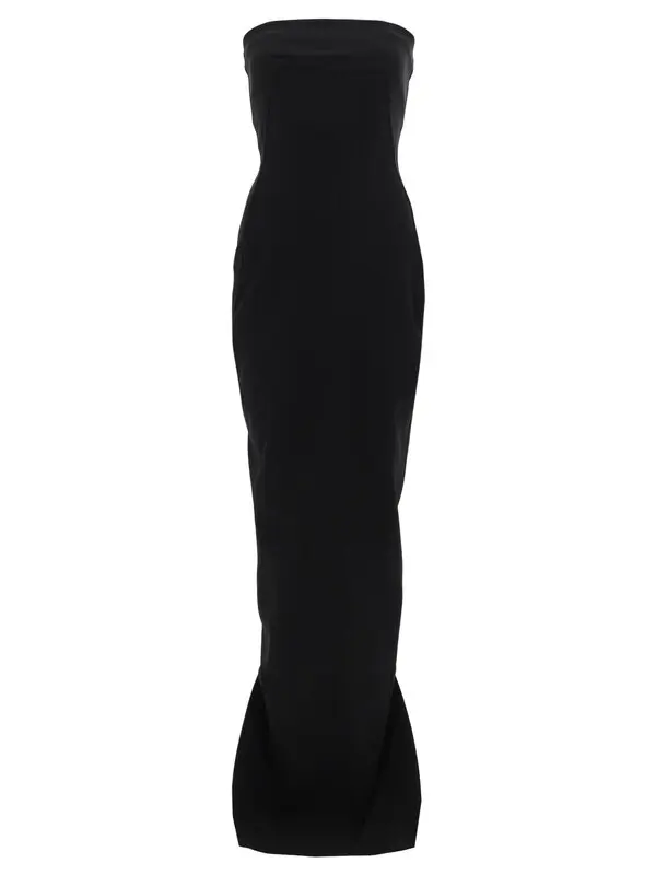 Rick Owens Long Bustier Gown - Black