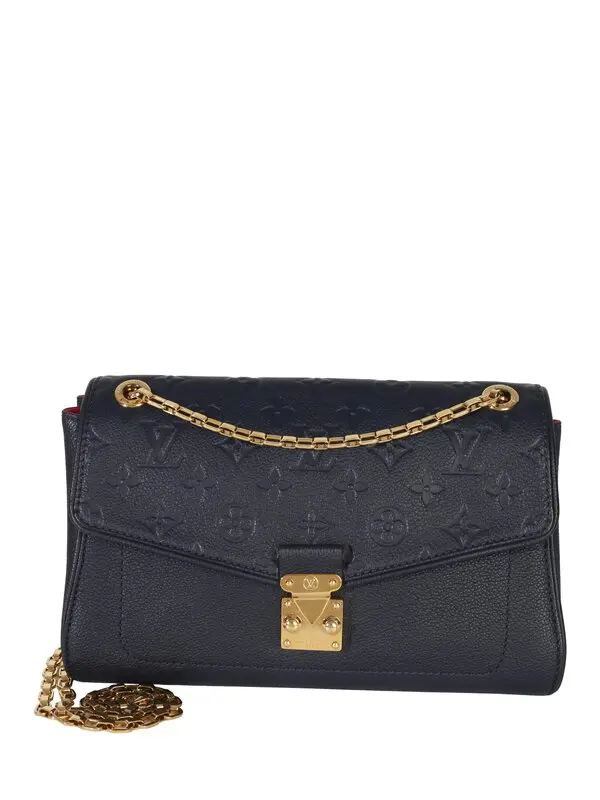 LOUIS VUITTON Monogram Empreinte Saint Germain Pm - Blue
