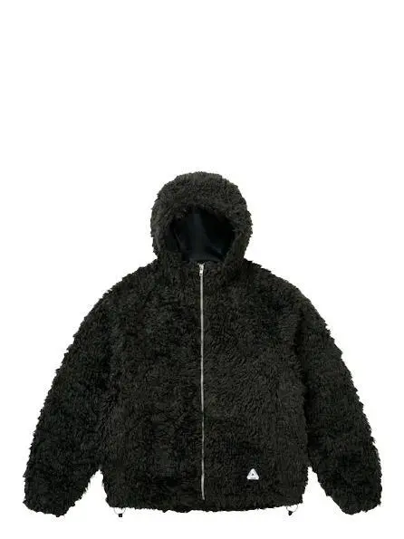 PALACE Furry Fleece Jacket - Black