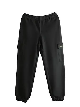 Lacoste Fleece Cargo Sweatpants - Black
