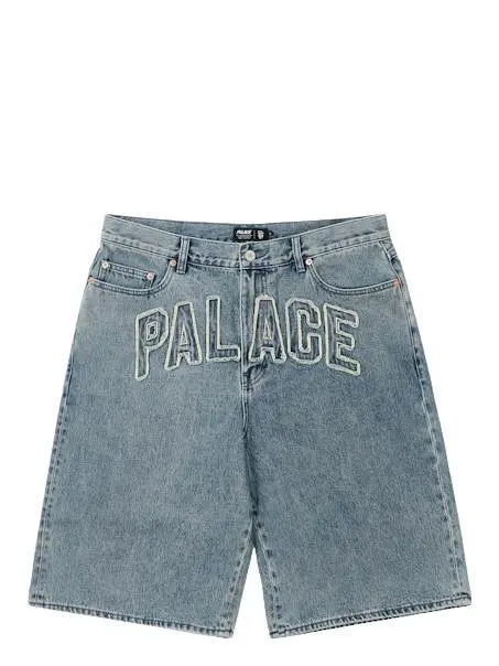 PALACE San Francisco Giants Denim Shorts - Stone Wash