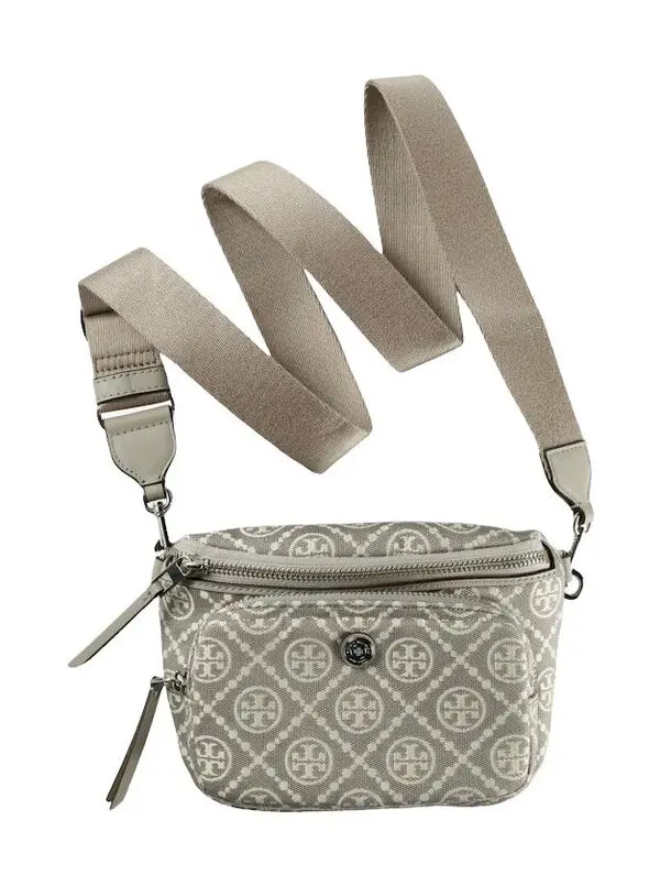 Tory Burch T Monogram Mini Belt Bag - Gray