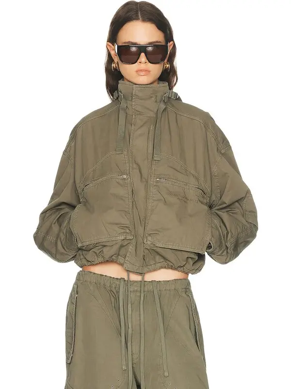 Alexander Wang Cargo Jacket - Washed Army Green