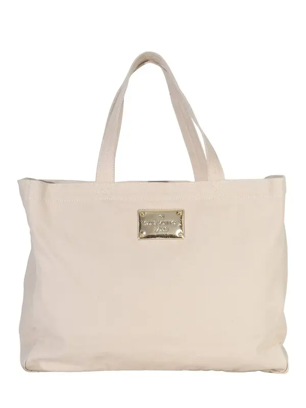 LOUIS VUITTON 2007 Canvas Tote - Beige