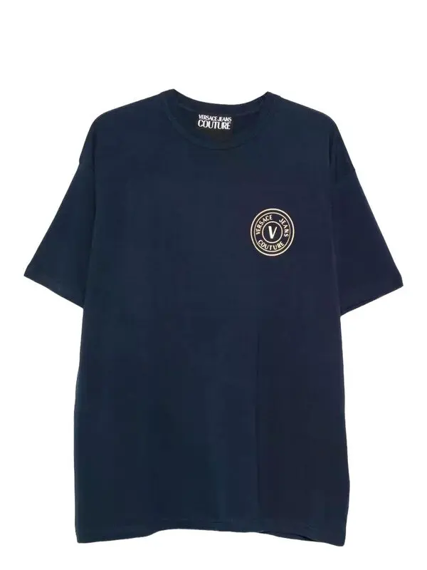 Versace Logo-detail T-shirt - Blue