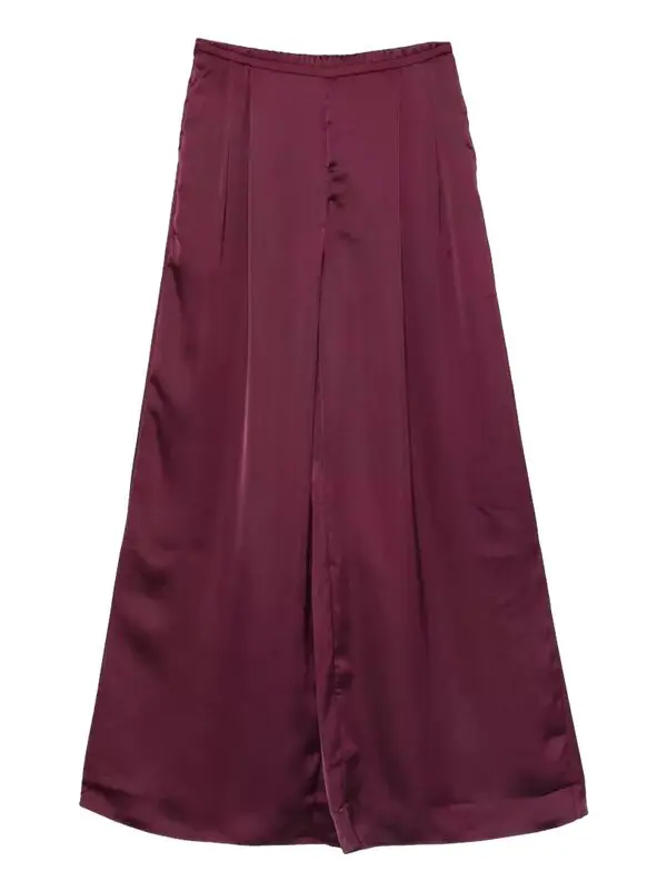 Norma Kamali Tailored Pleated Trousers - Purple
