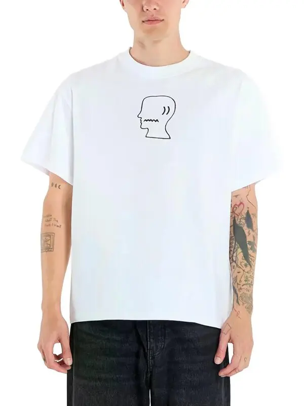 BRAIN DEAD Logohead T-shirt - White