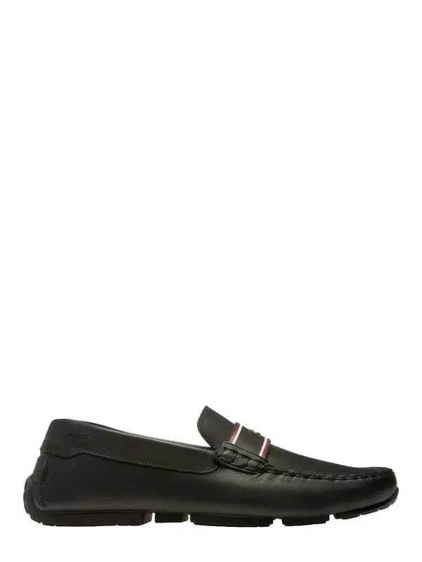 Bally Pilot Driver Leather Loafers - Black