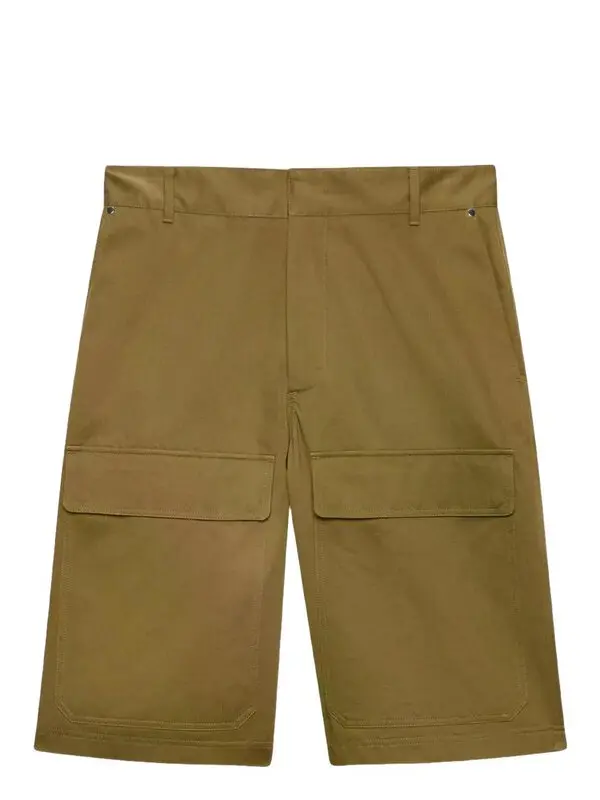 MSGM Cargo-pocket Shorts - Green