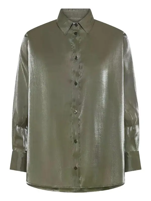CRUNA Yvonne Buttoned Shirt - Green