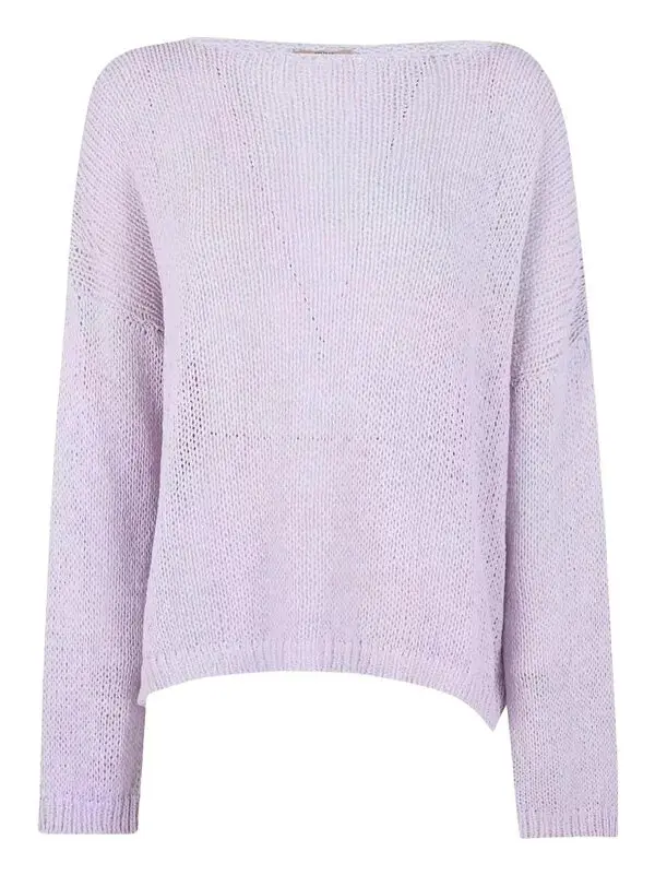 NUUR Boat-neck Sweater - Pink