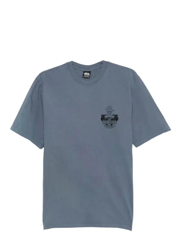 StÜssy Pig Dyed Cotton T-shirt - Blue