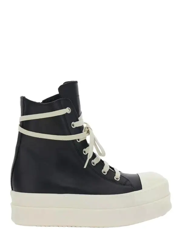 Rick Owens Mega Bumper High-top Sneakers - Black