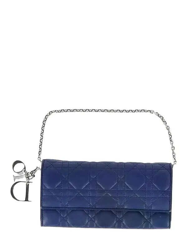 Dior Lady Cannage Clutch - Blue