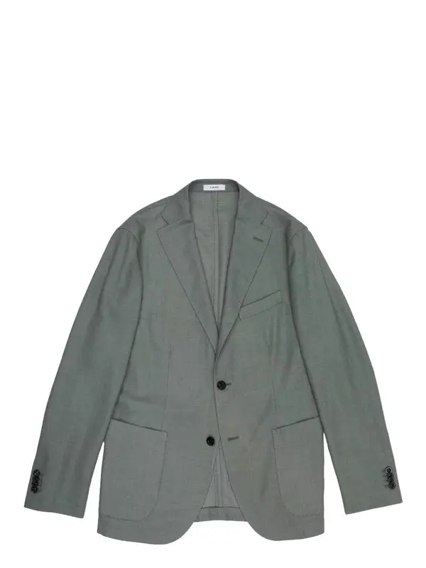 Boglioli Buttoned Wool Jacket - Green