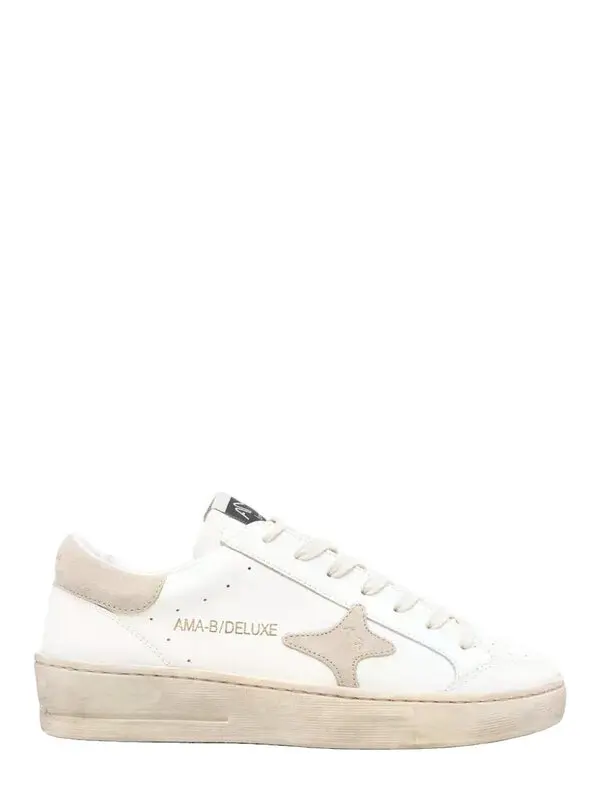 AMA-BRAND Logo Sneakers - White
