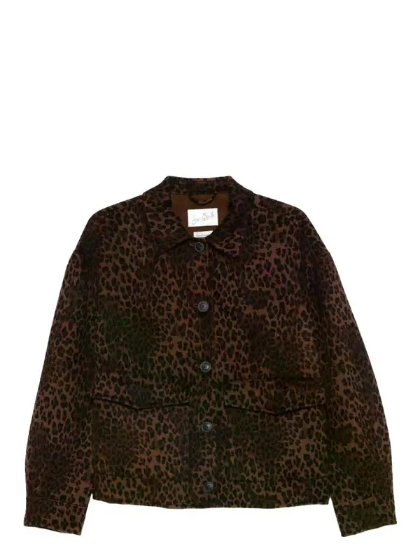 MC2 SAINT BARTH Leopard Jacket - Brown