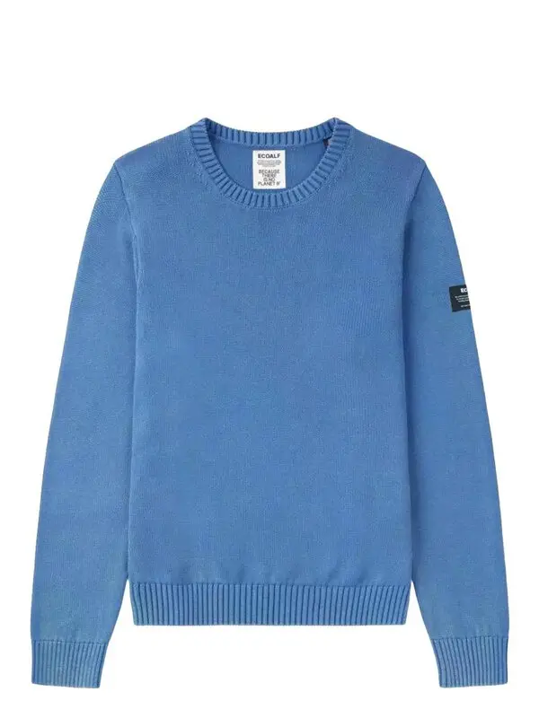 ECOALF Crewneck Knitted Sweater - Blue