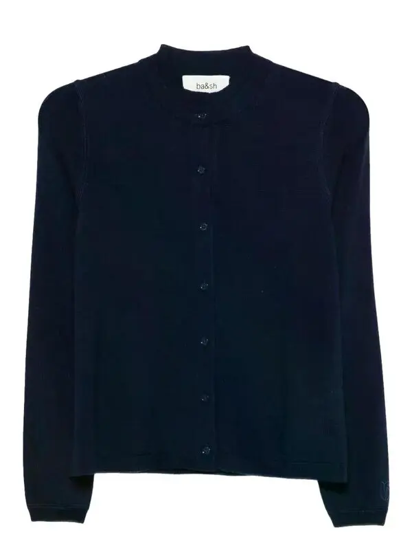 Ba&sh Brivael Buttoned Cardigan - Blue
