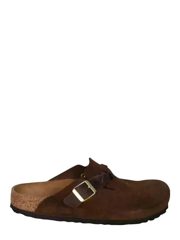 BIRKENSTOCK Boston Buckle-strap Mules - Brown