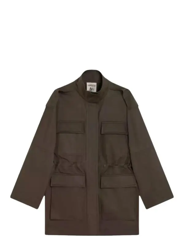 SEMICOUTURE Flap-pocket Jacket - Brown