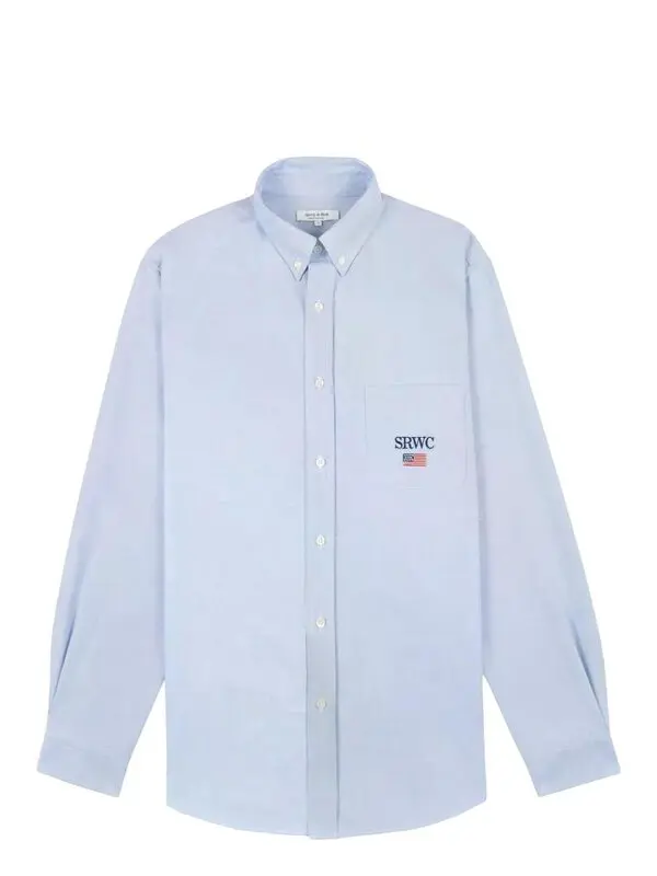SPORTY & RICH Pocket Shirt - Blue