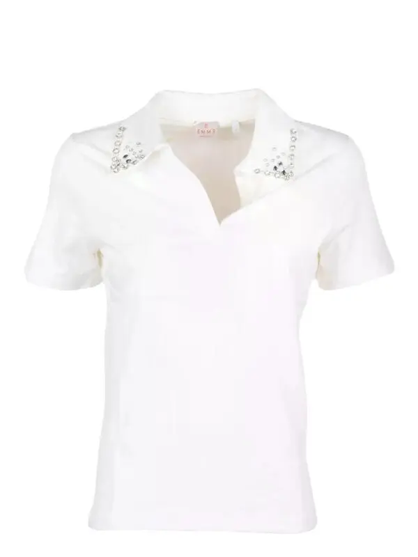 Marella Embellished T-shirt - White